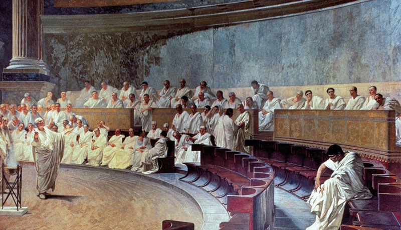 Roma - Il senato della Res publica a Roma