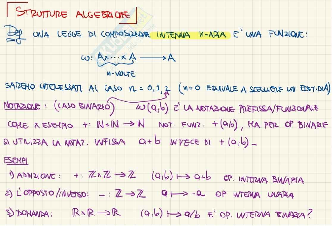 Strutture algebriche