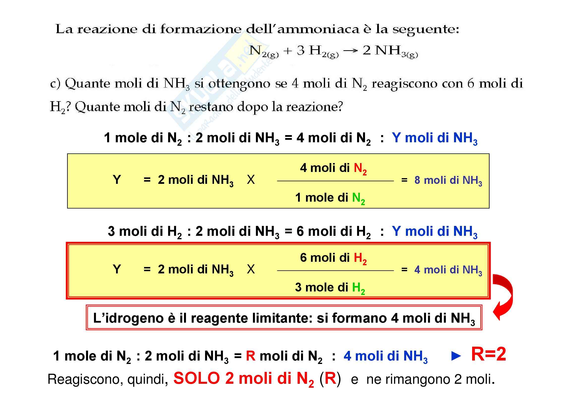 Chimica generale - la stechiometria
