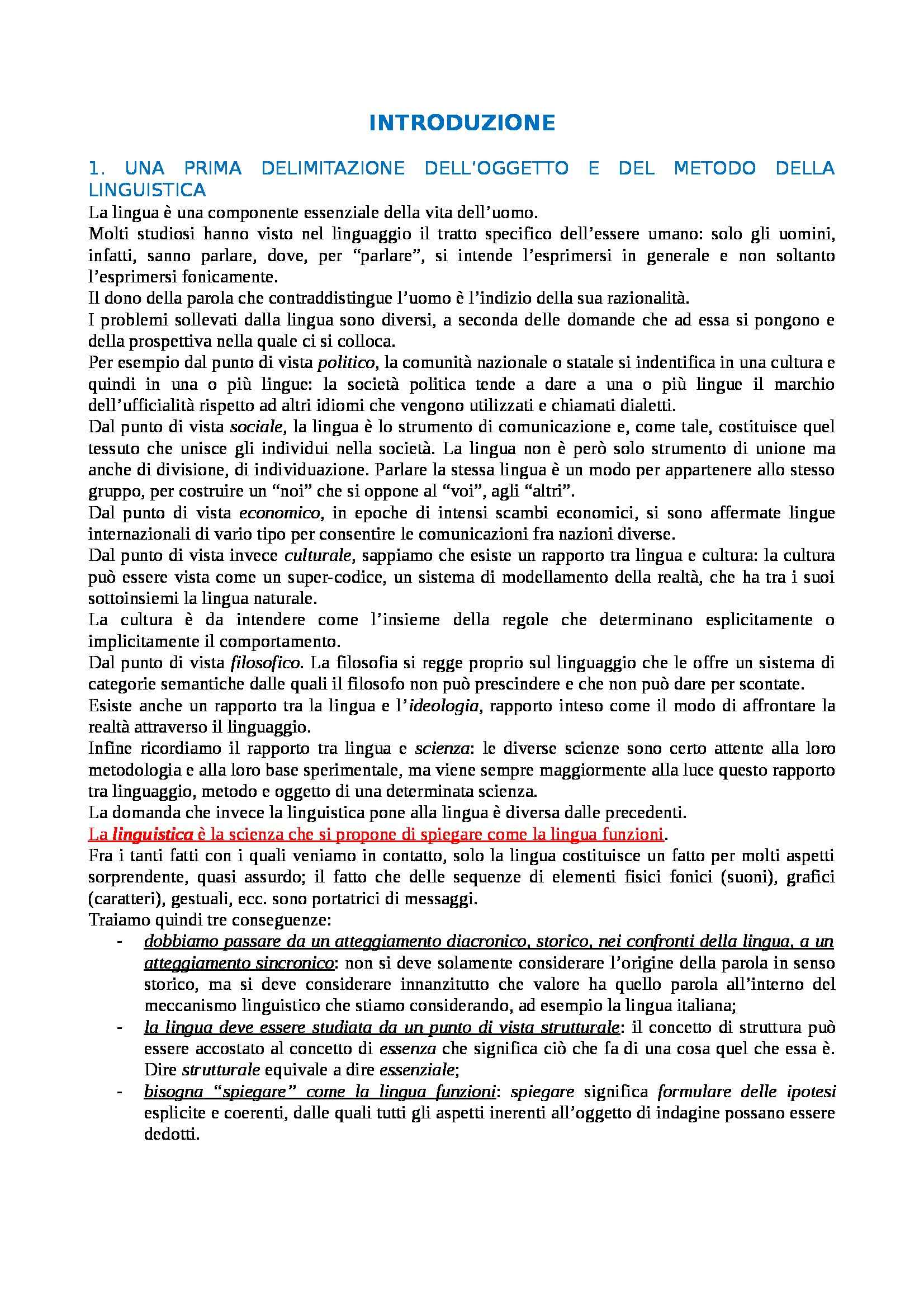 Riassunto esame Linguistica generale, prof. Gatti, libro consigliato ... Riassunto esame Linguistica generale, prof. Gatti, libro consigliato ...