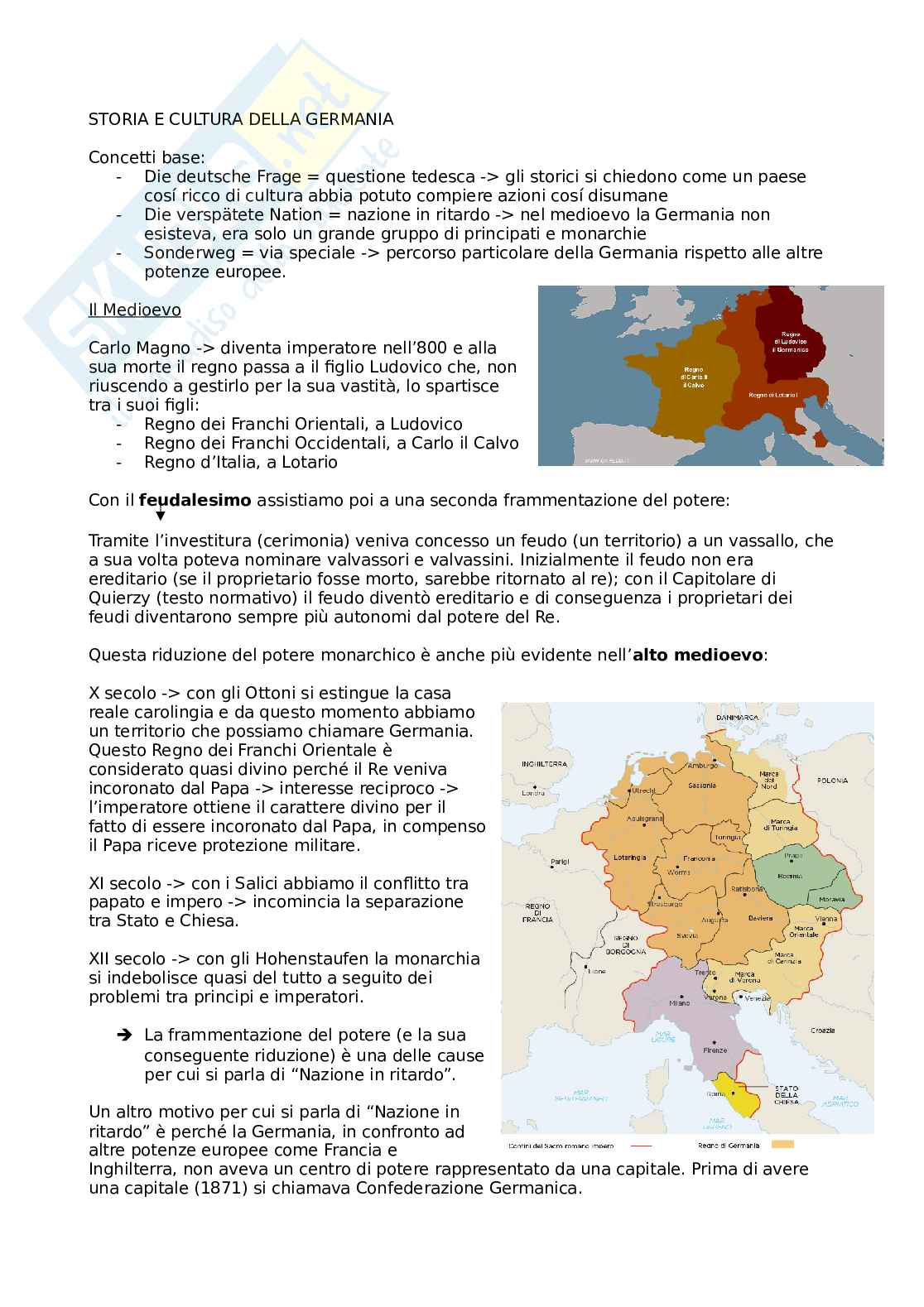 Storia e cultura della Germania