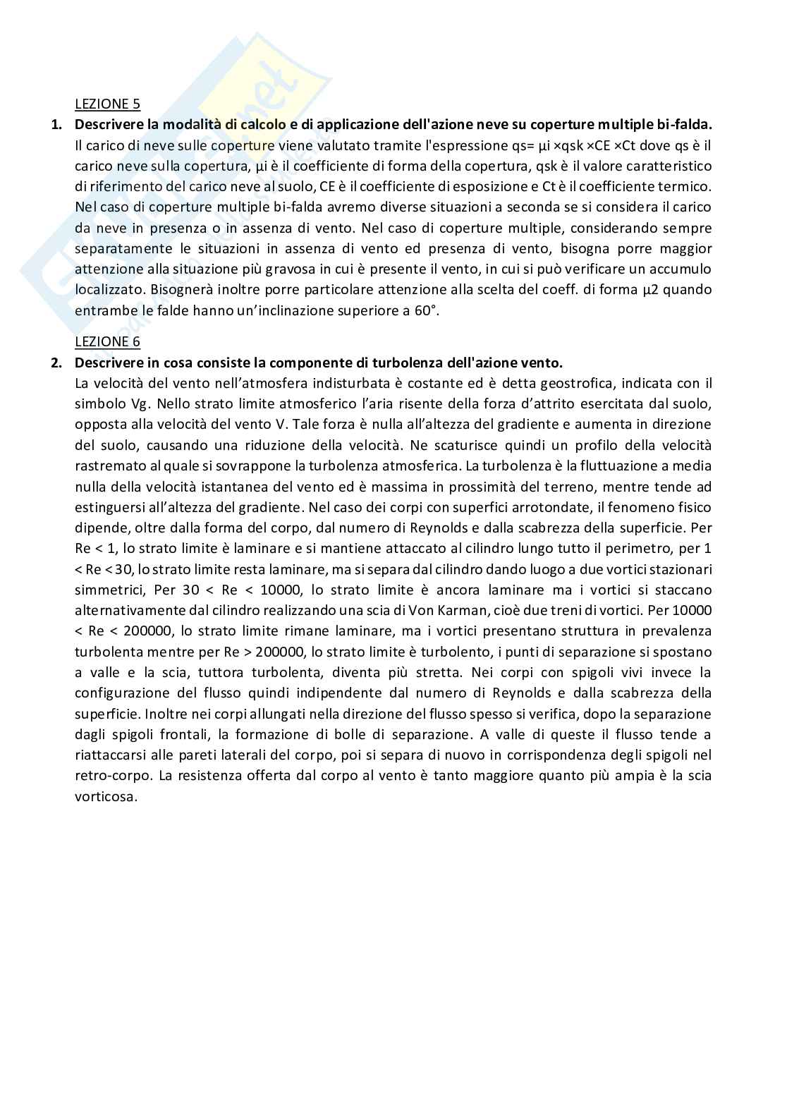 Paniere completo (multiple e aperte) Complementi di Progetto di Strutture