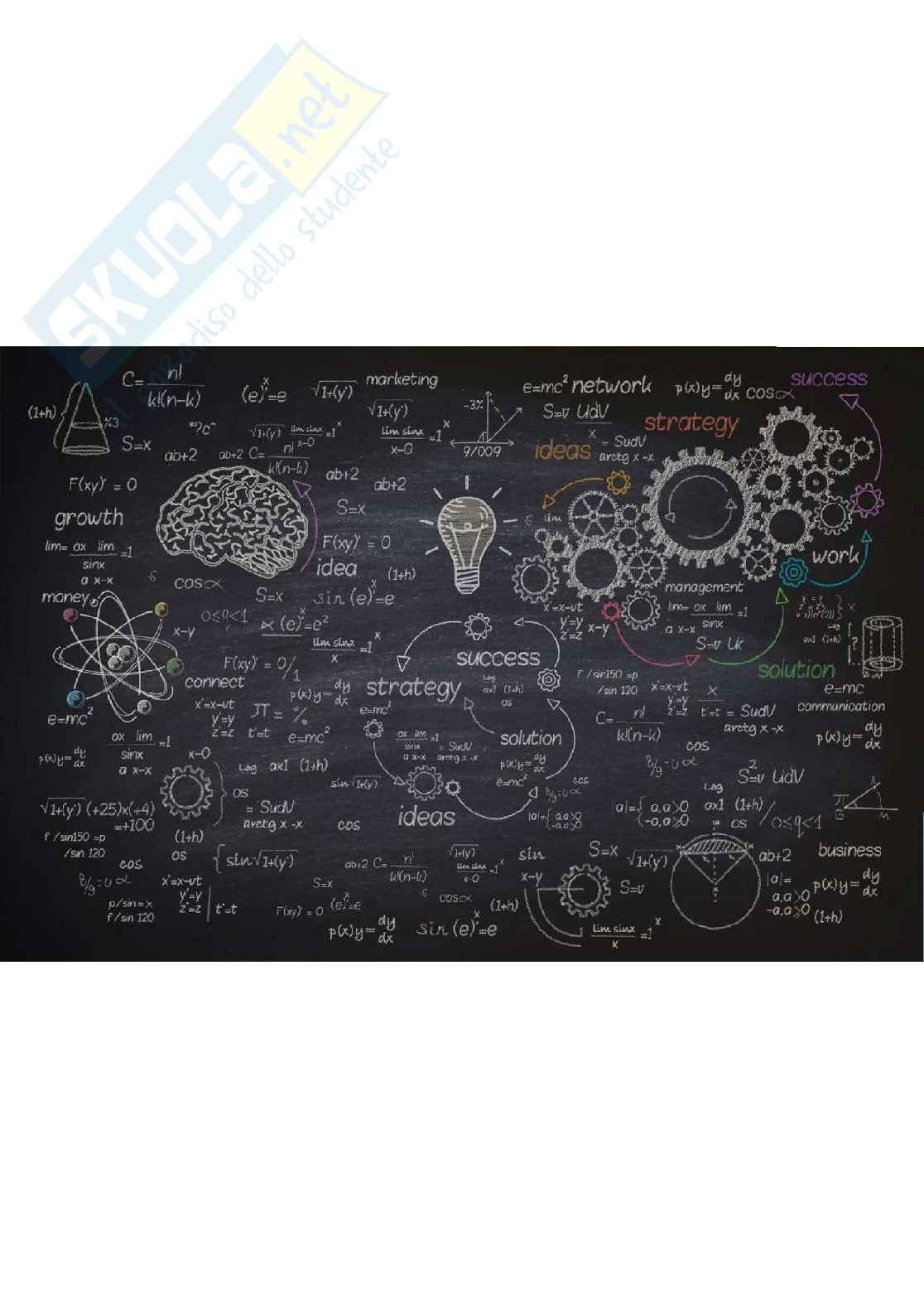 Riassunto esame Analisi matematica 1, Prof. Morsella Gerardo, libro ...