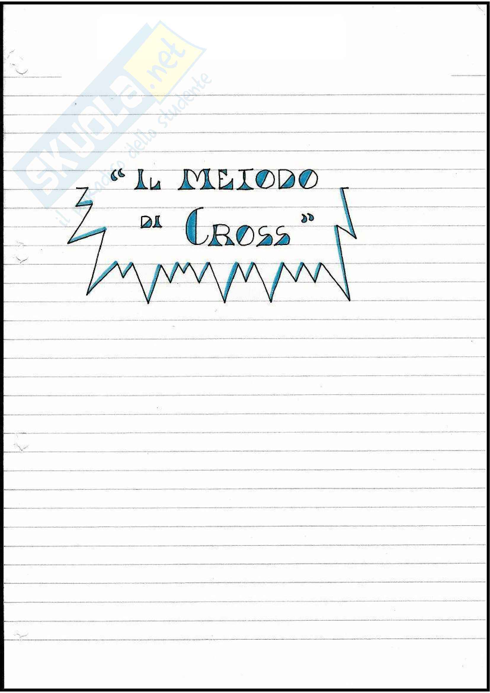 Tecnica delle Costruzioni - Metodo di Cross