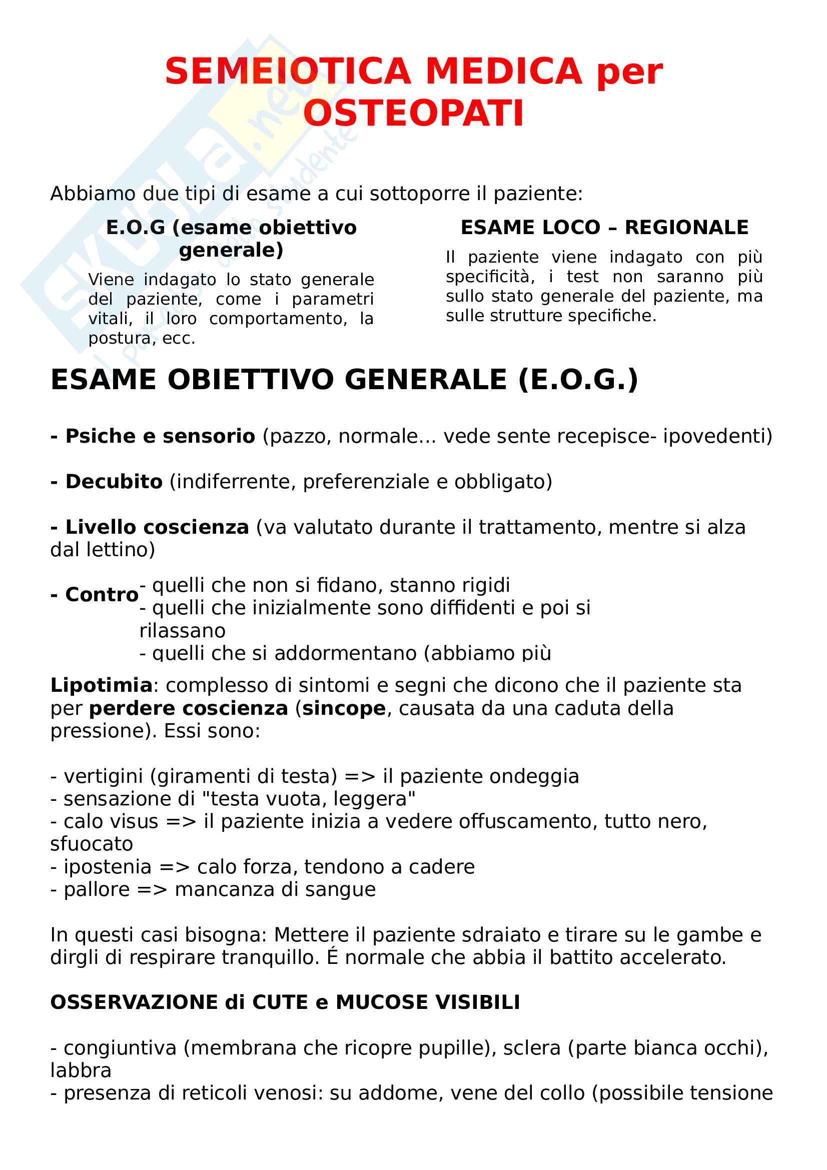 Semeiotica, esame obiettivo, palpazione e test dei riflessi