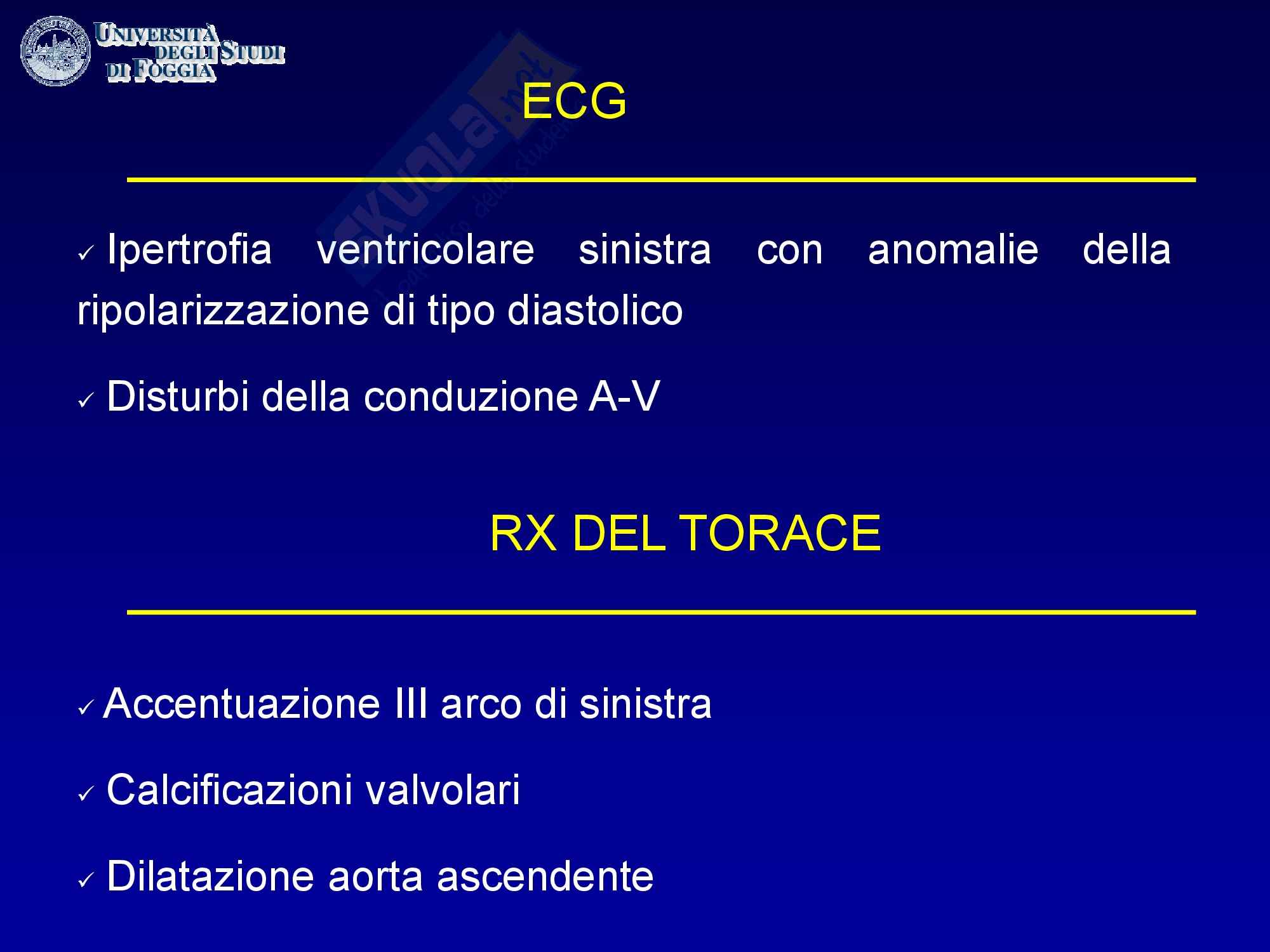Cardiologia - l'ECG