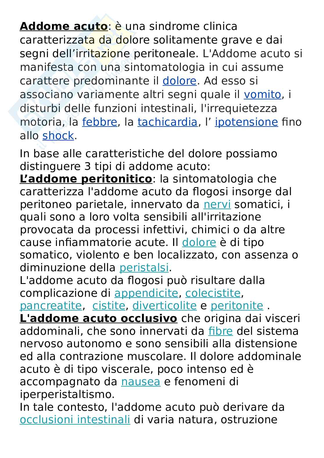 Addome acuto