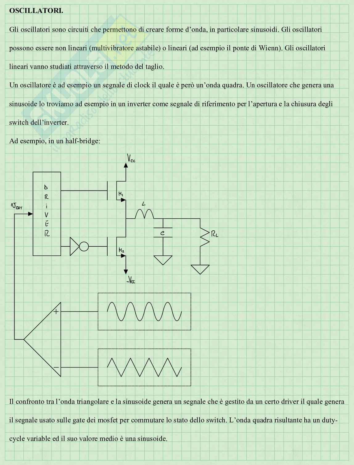 Modulo di circuiti a radiofrequenza e stadi di uscita