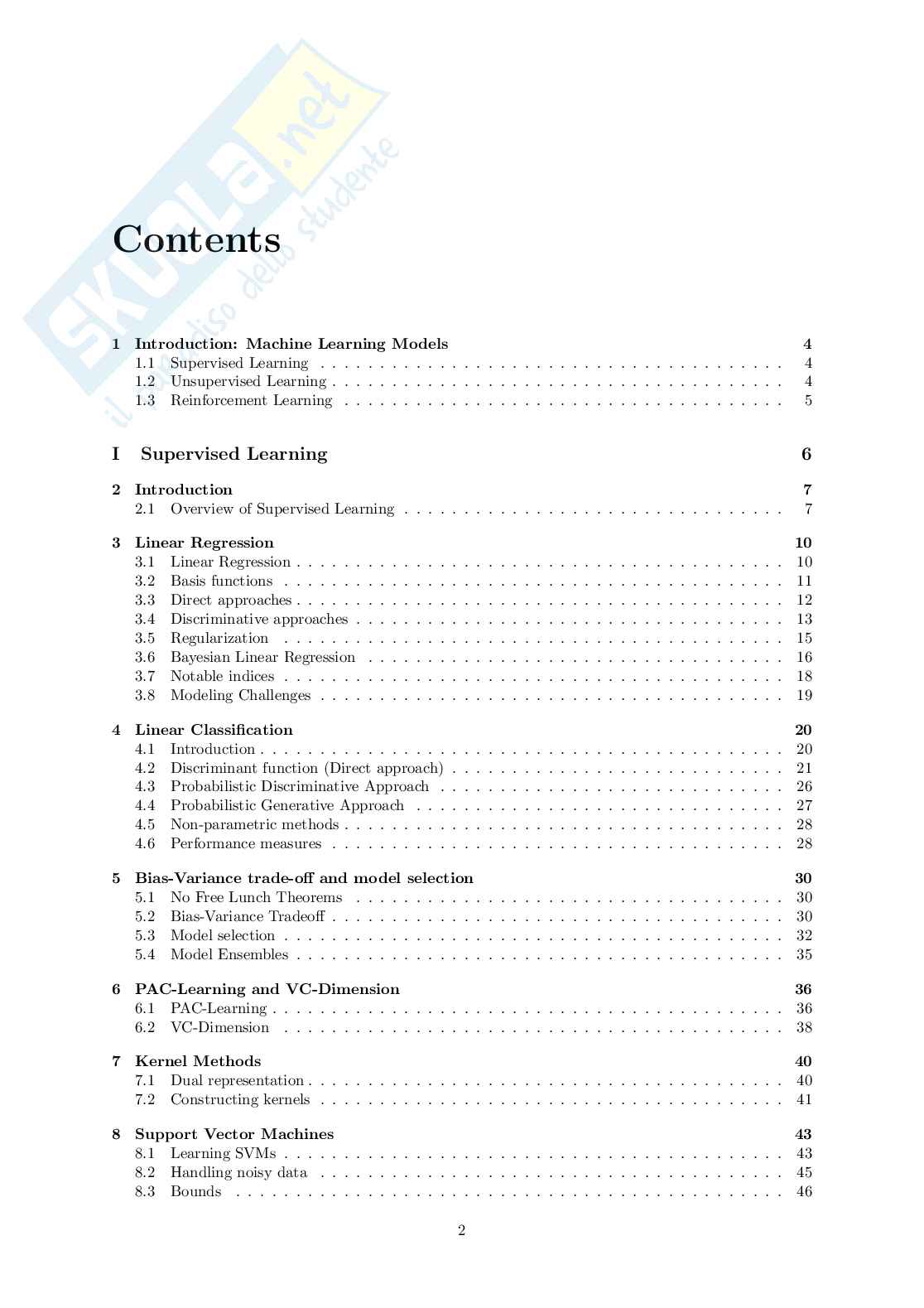 Appunti Lezione Machine Learning