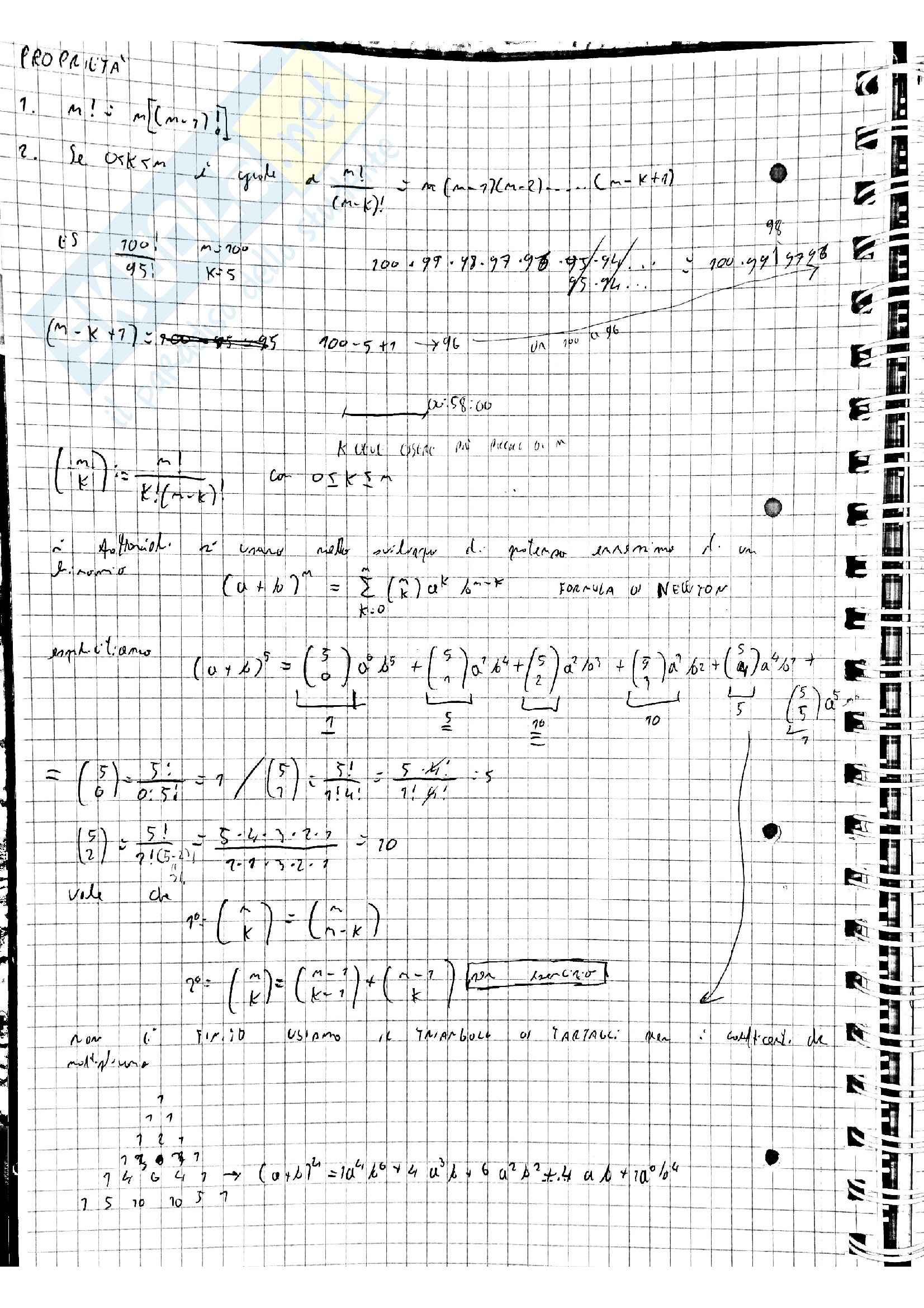 Valore assoluto e proprietà della sommatoria