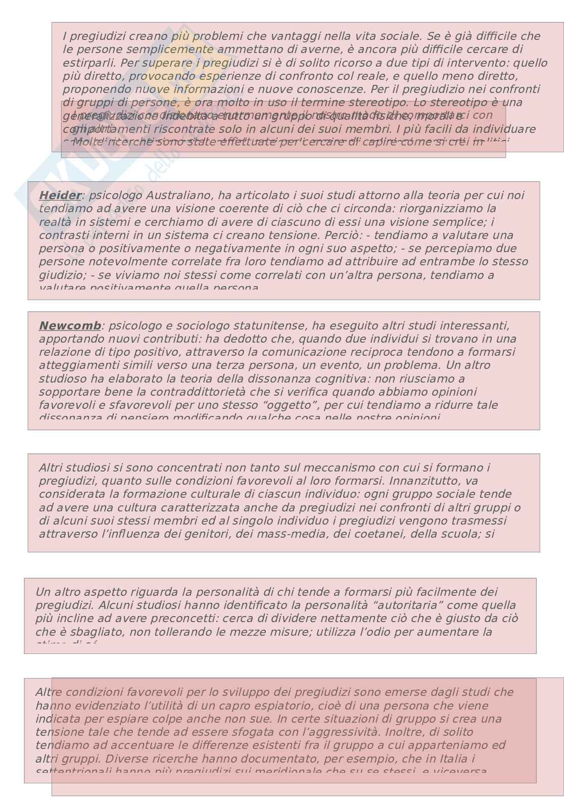 Pregiudizi e stereotipi