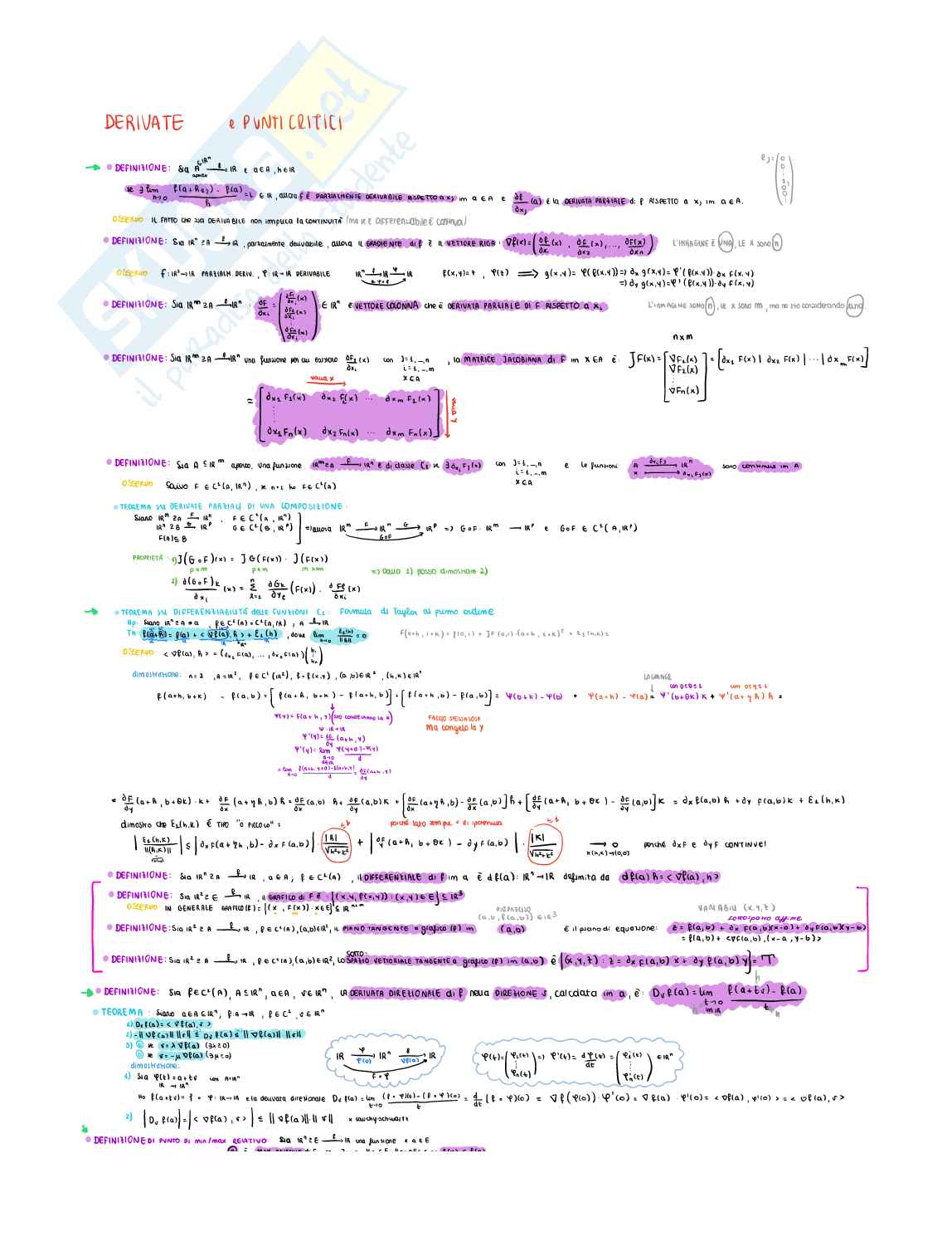 Programma Analisi matematica 2
