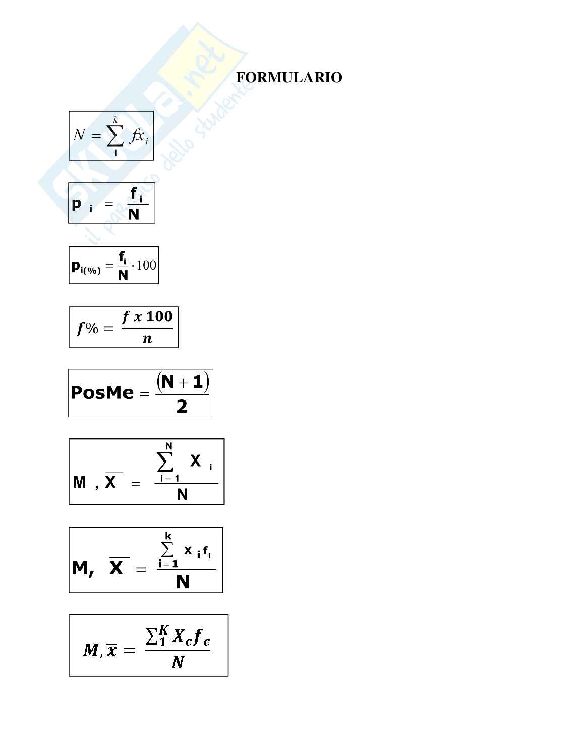 Formulario Psicometria I