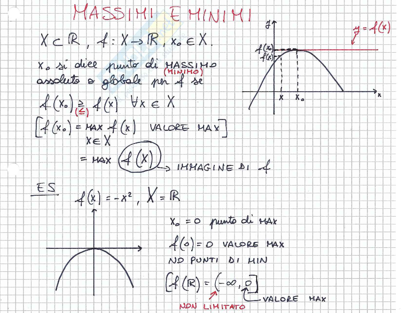 Massimi e minimi