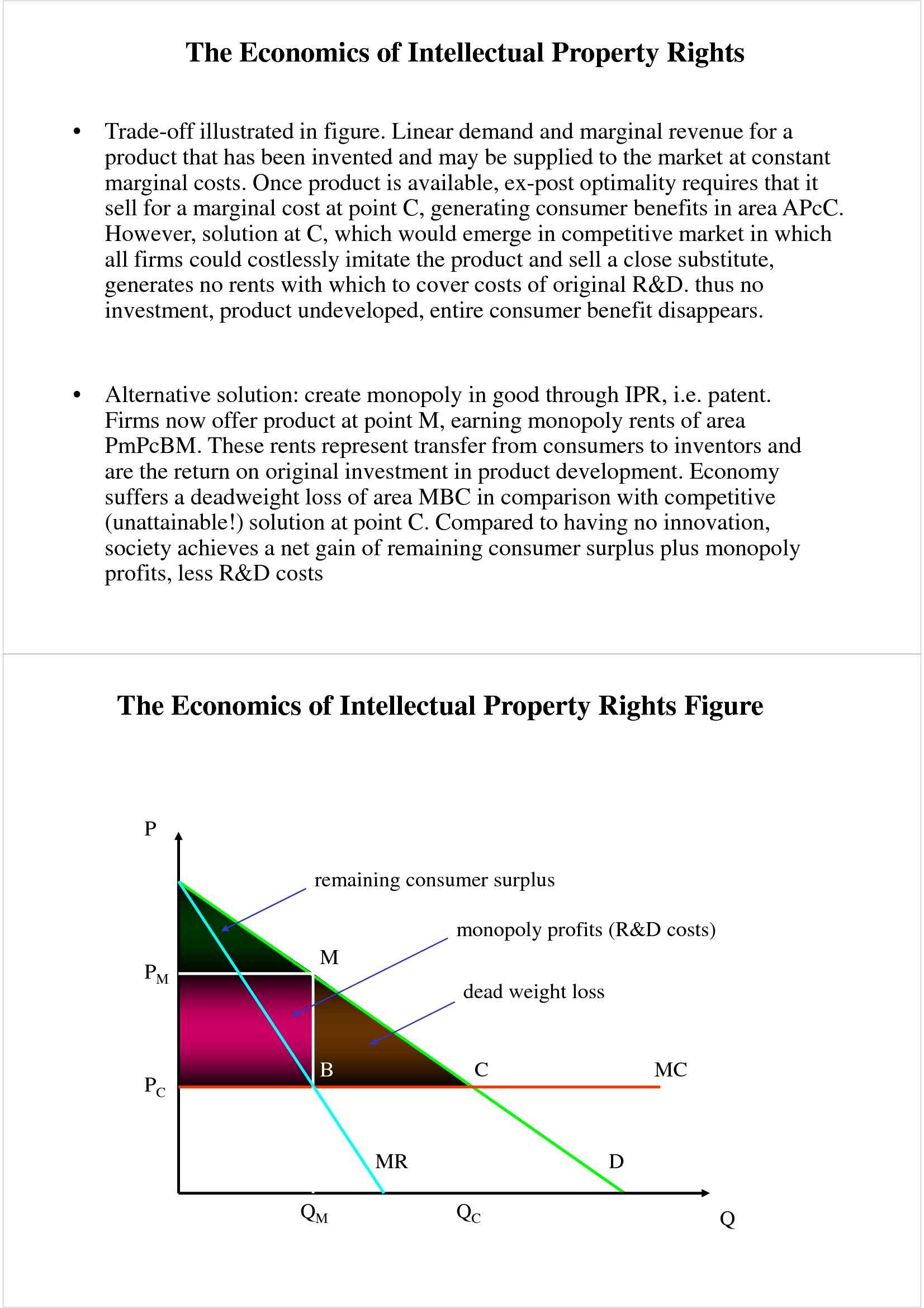 Economics of Intellectual Property Rights - Dispense