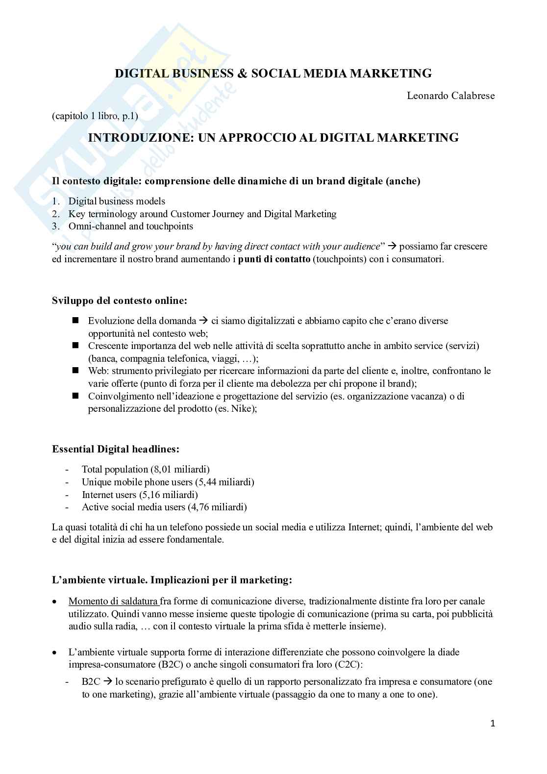 Appunti di Digital Marketing
