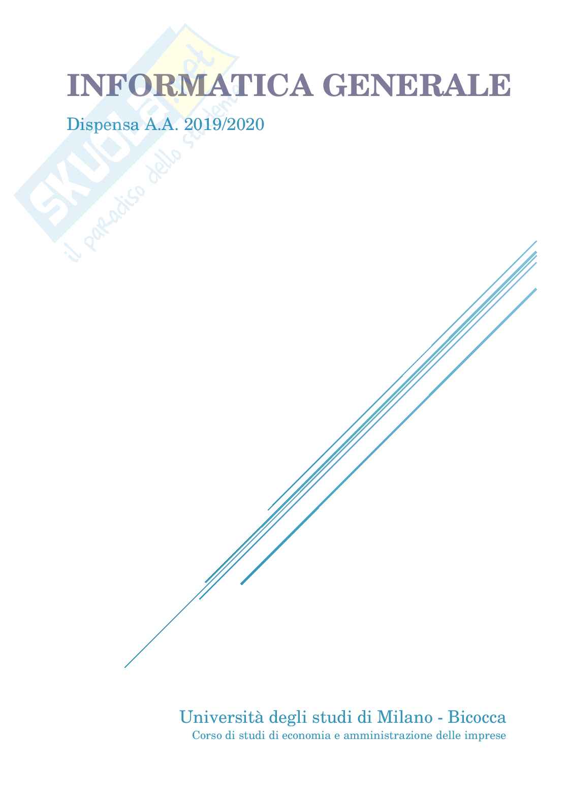 Appunti di informatica generale